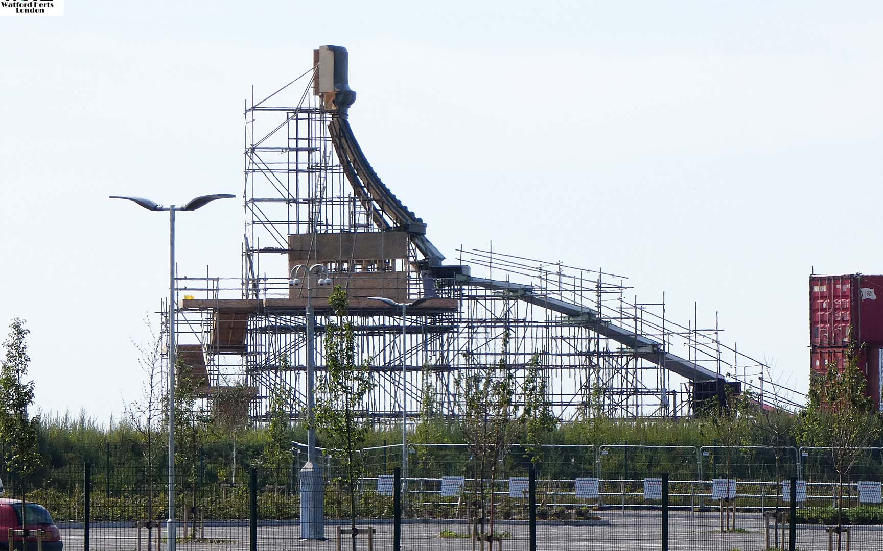 New Big Film Set taking shape at Warner Bros Leavesden UK